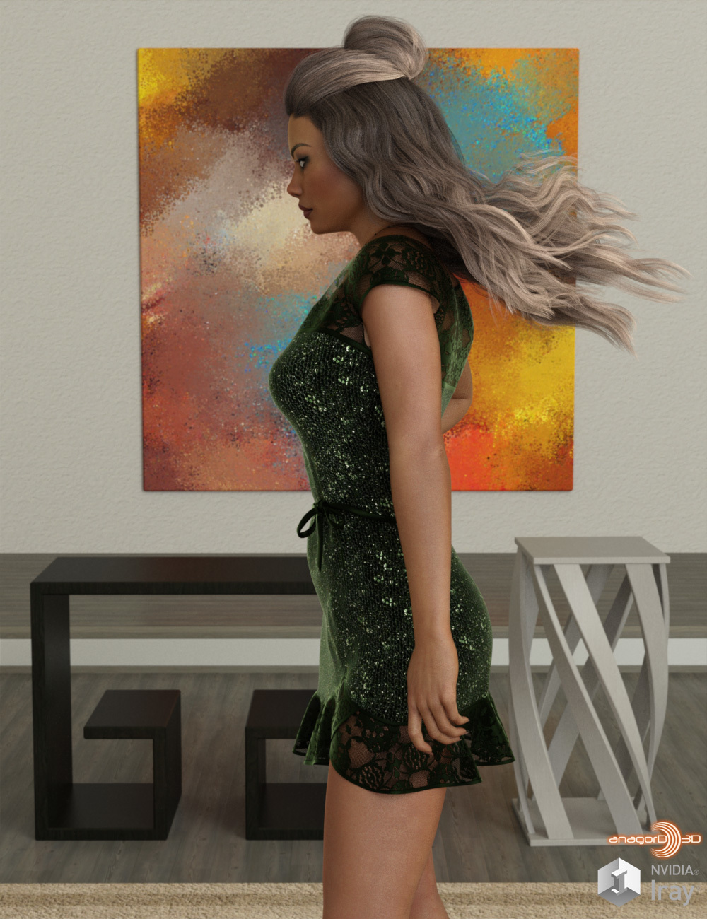 VERSUS - dForce Jaila Candy Dress for Genesis 8 Females | Daz 3D