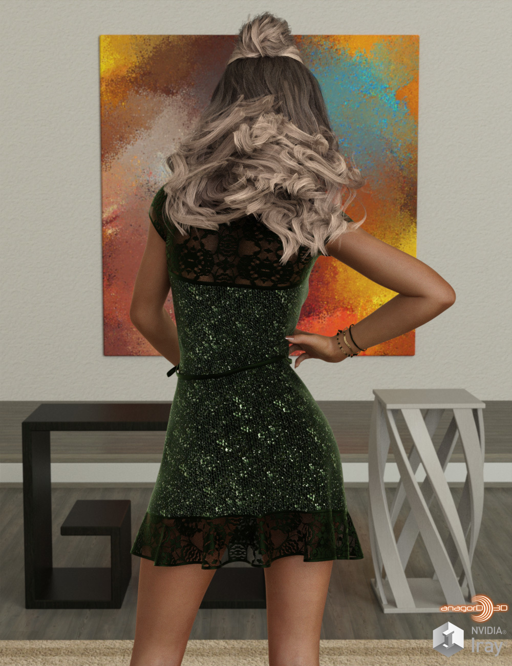 VERSUS - dForce Jaila Candy Dress for Genesis 8 Females | Daz 3D