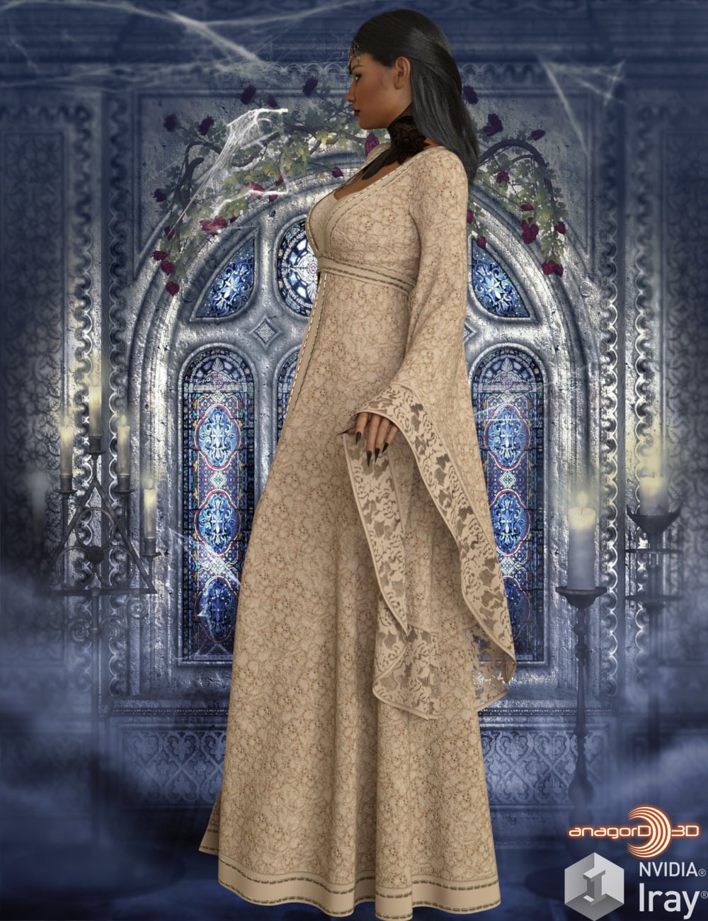 VERSUS - dForce Lorelle Gown | Daz 3D