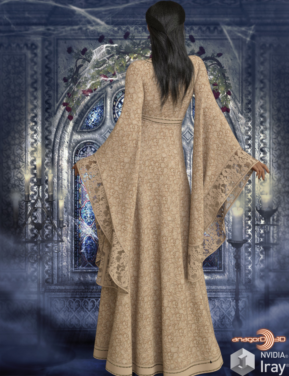 VERSUS - dForce Lorelle Gown | Daz 3D
