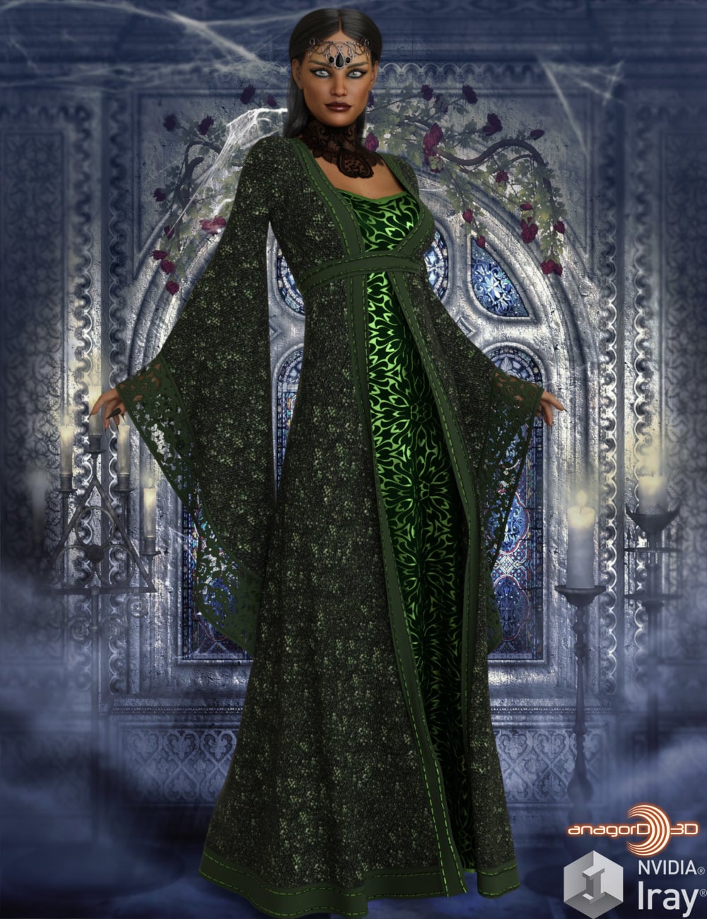 VERSUS - dForce Lorelle Gown | Daz 3D