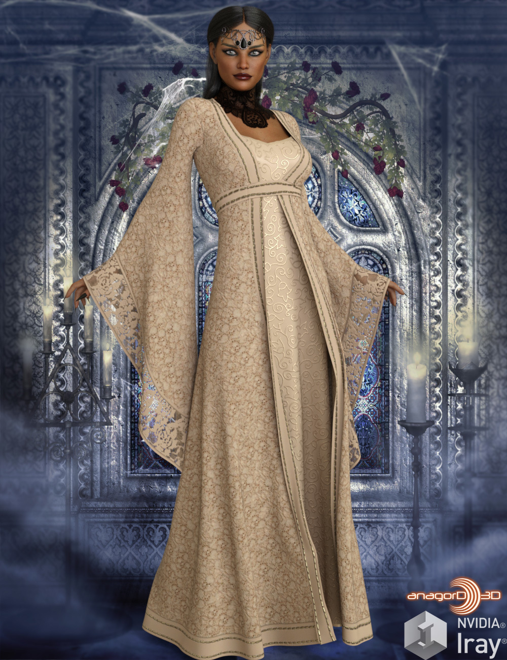 VERSUS - dForce Lorelle Gown | Daz 3D