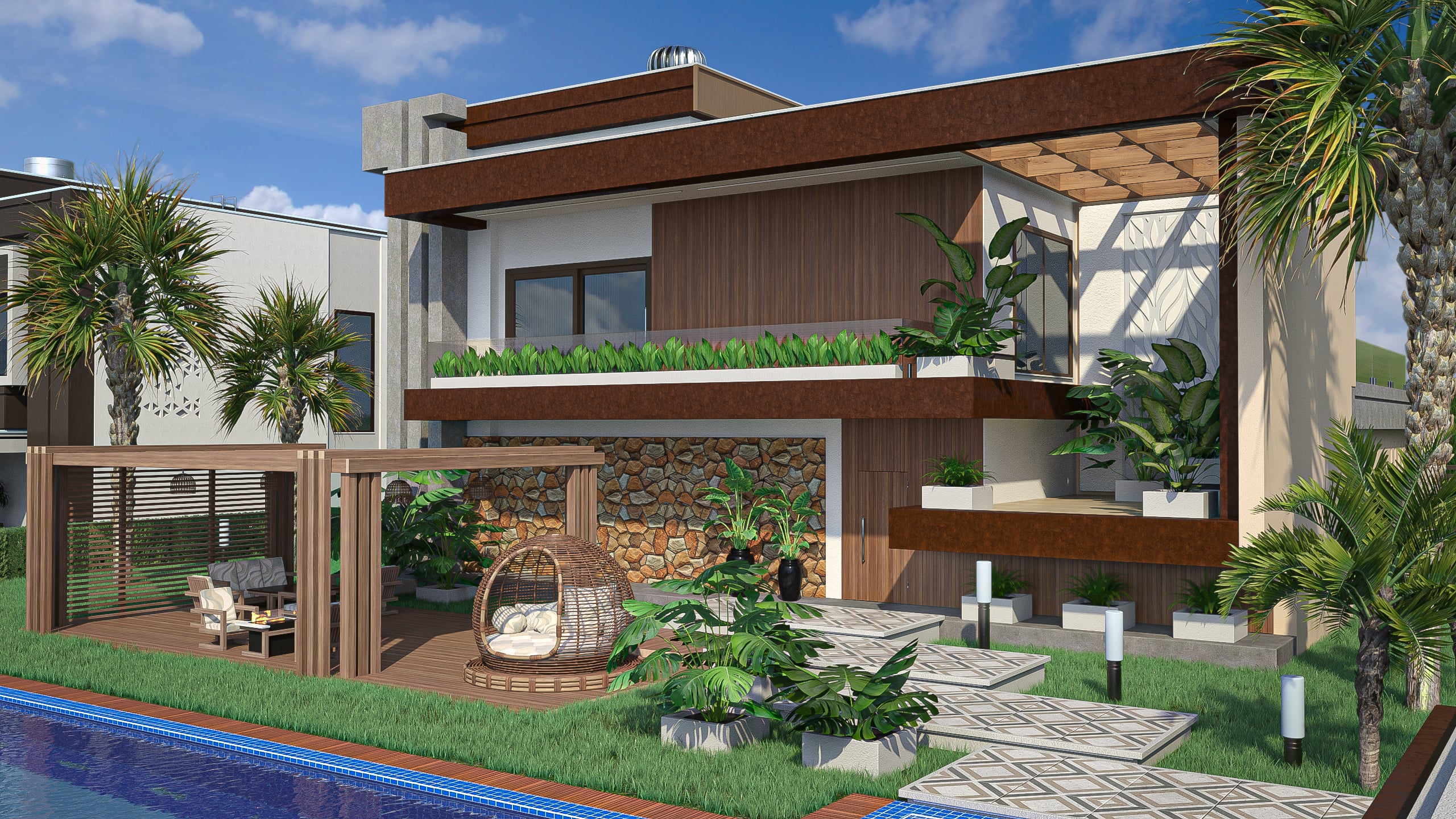 Modern House 6 | Daz 3D