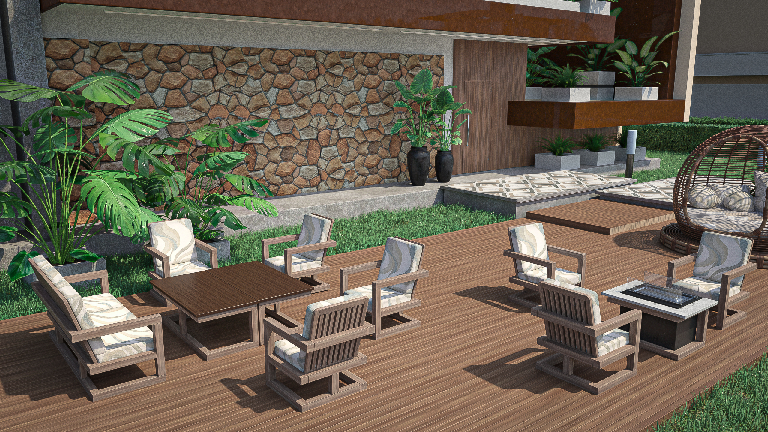 Modern House 6 | Daz 3D