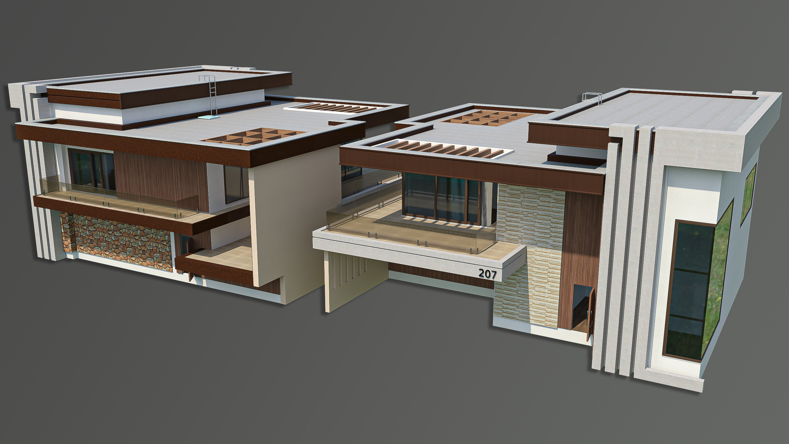 Modern House 6 | Daz 3D