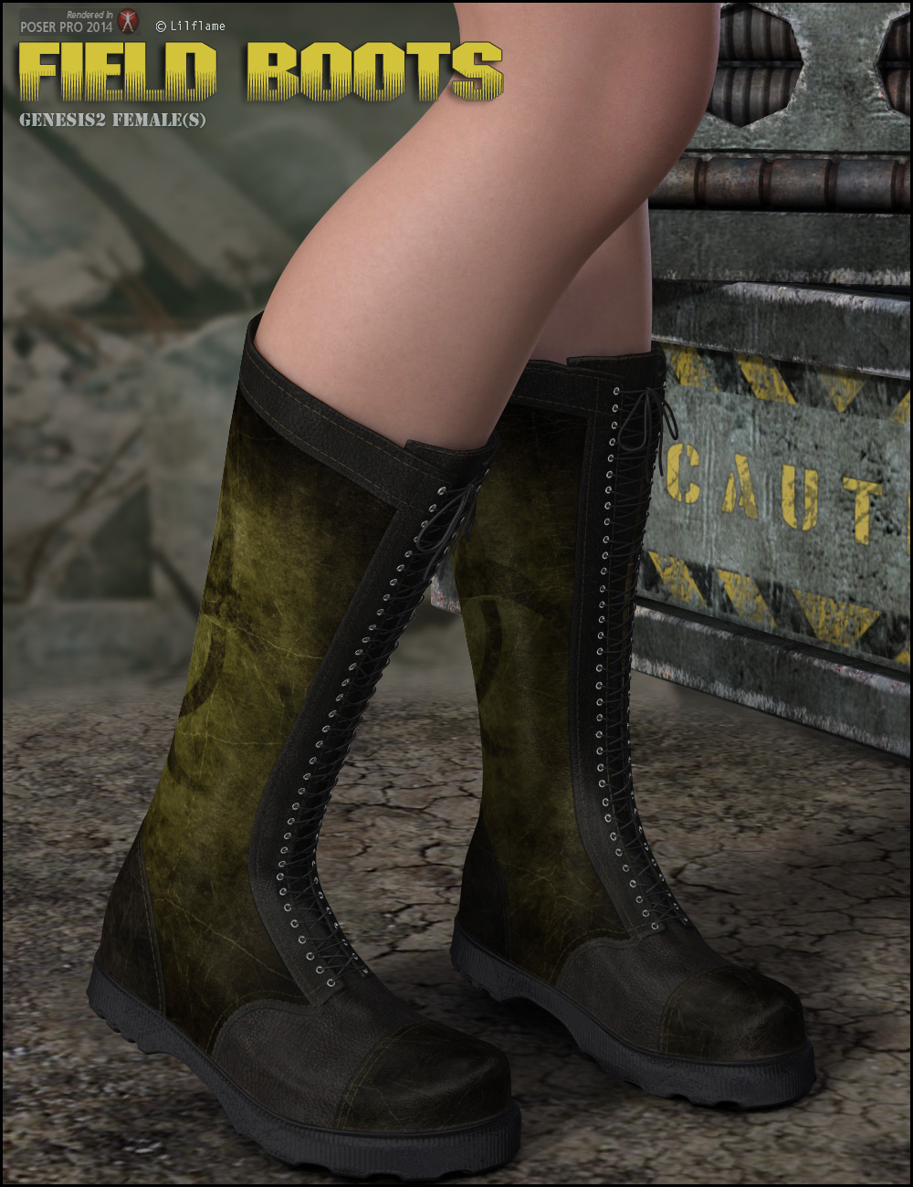 Field Boots G2F | Daz 3D