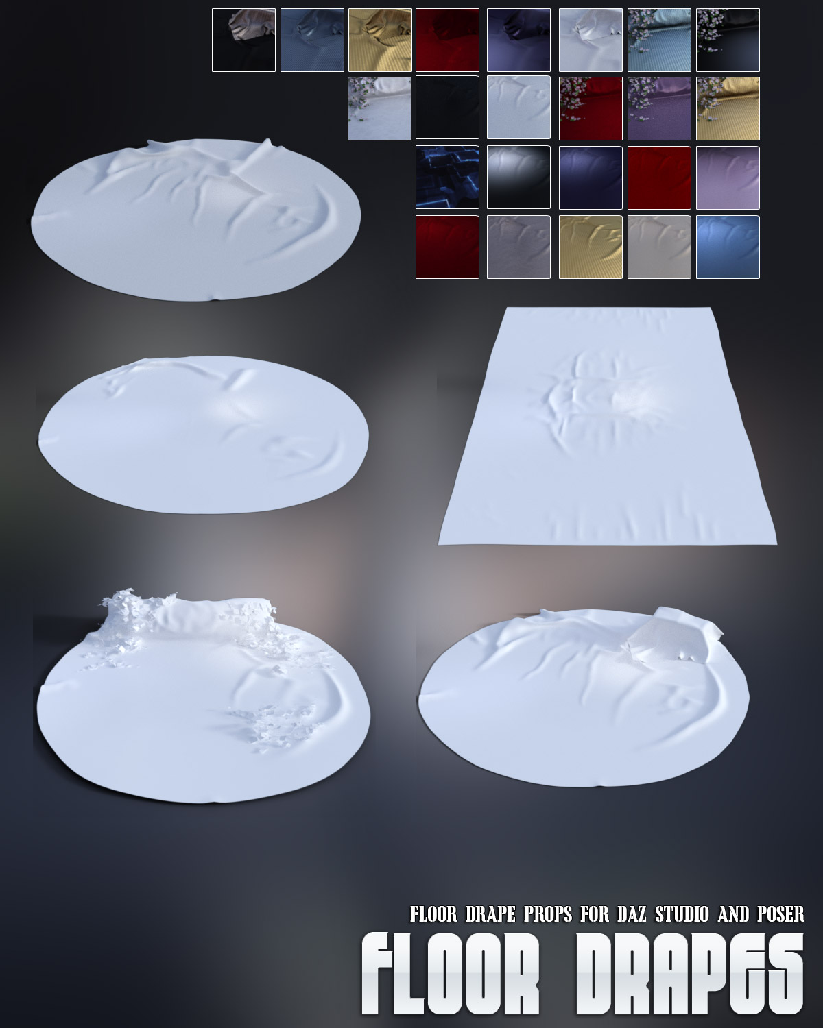 Floor Drapes | Daz 3D