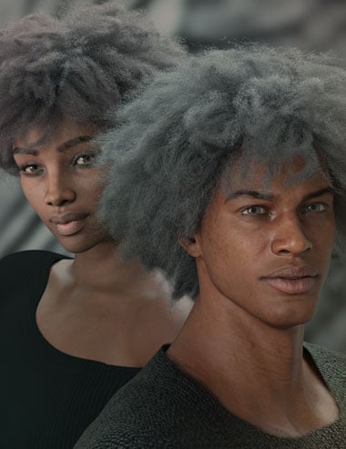 dForce Isaac Hair for Genesis 9 | Daz 3D