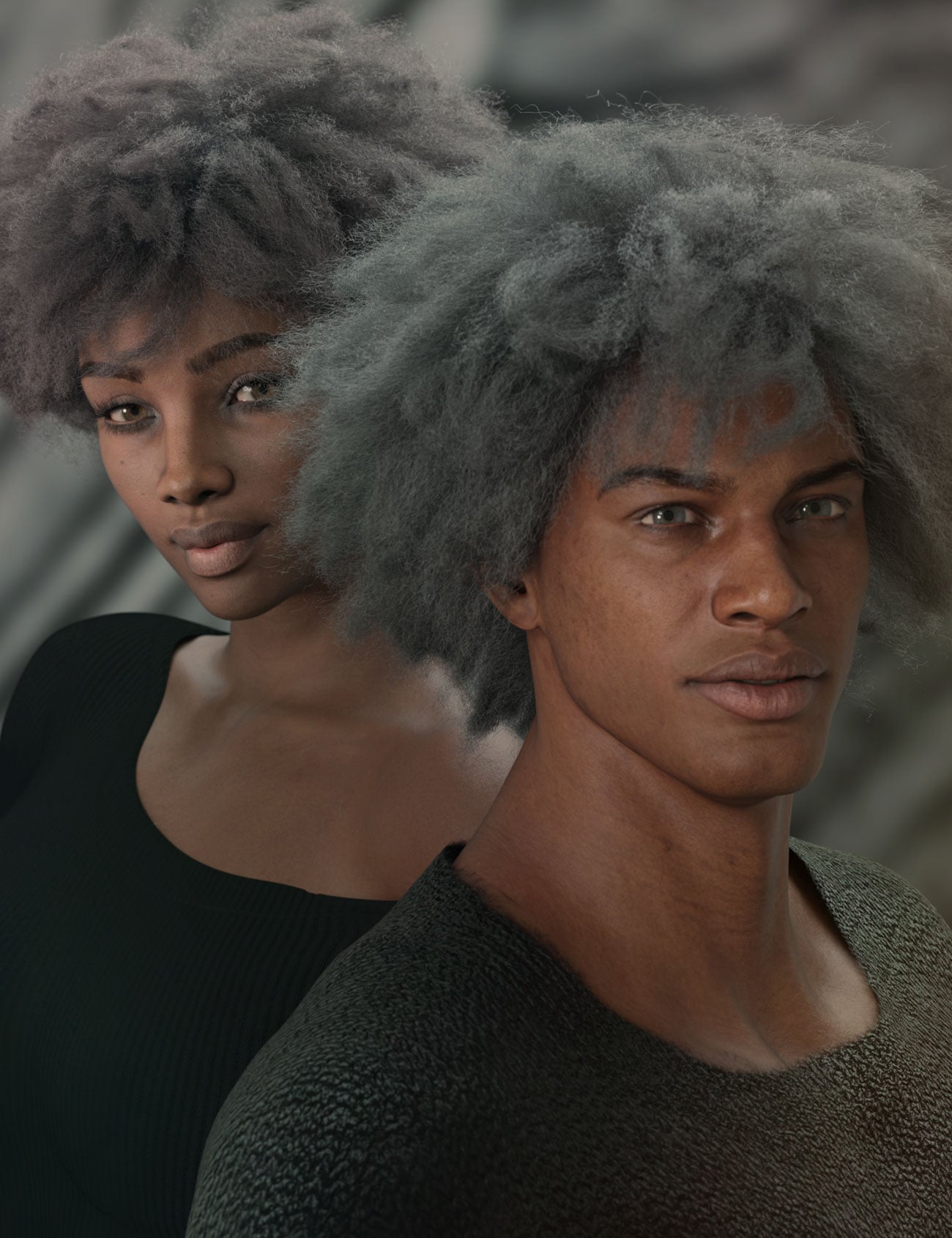 dForce Isaac Hair for Genesis 9 | Daz 3D