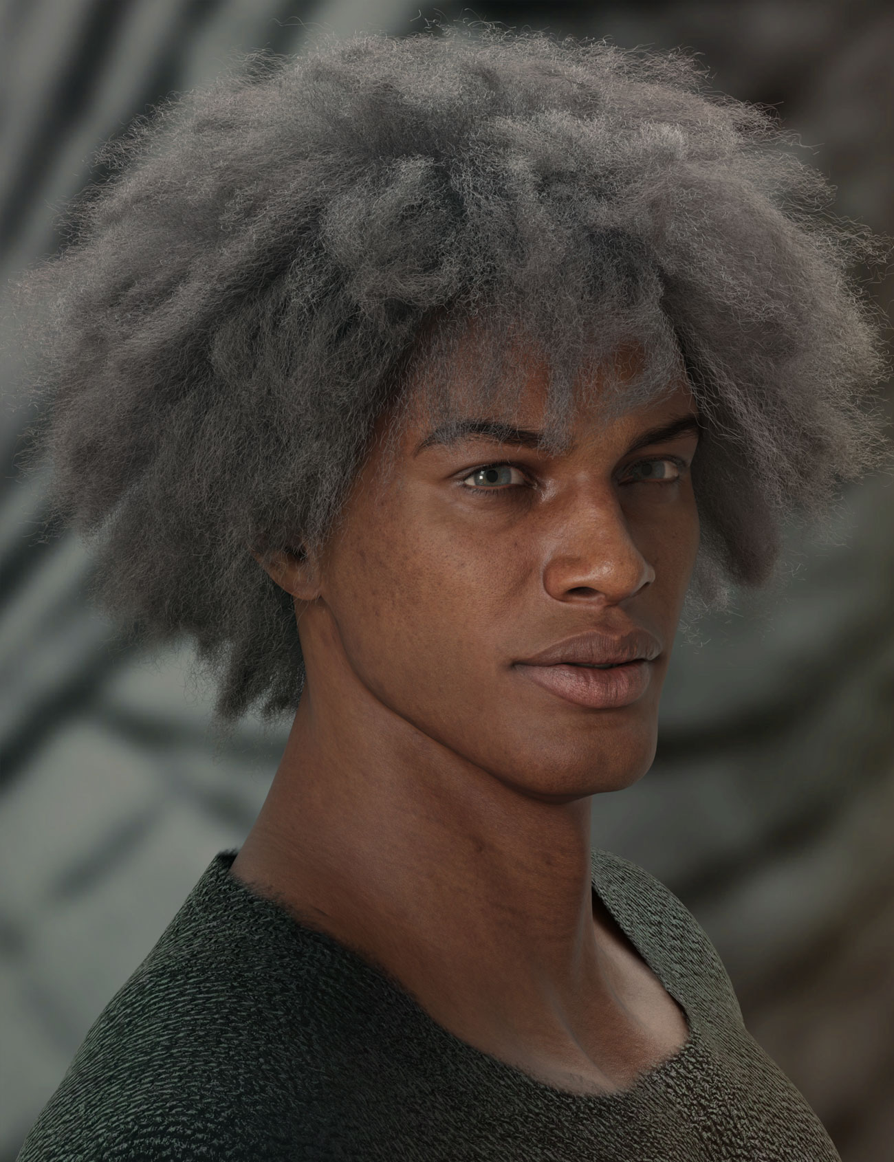 dForce Isaac Hair for Genesis 9 | Daz 3D