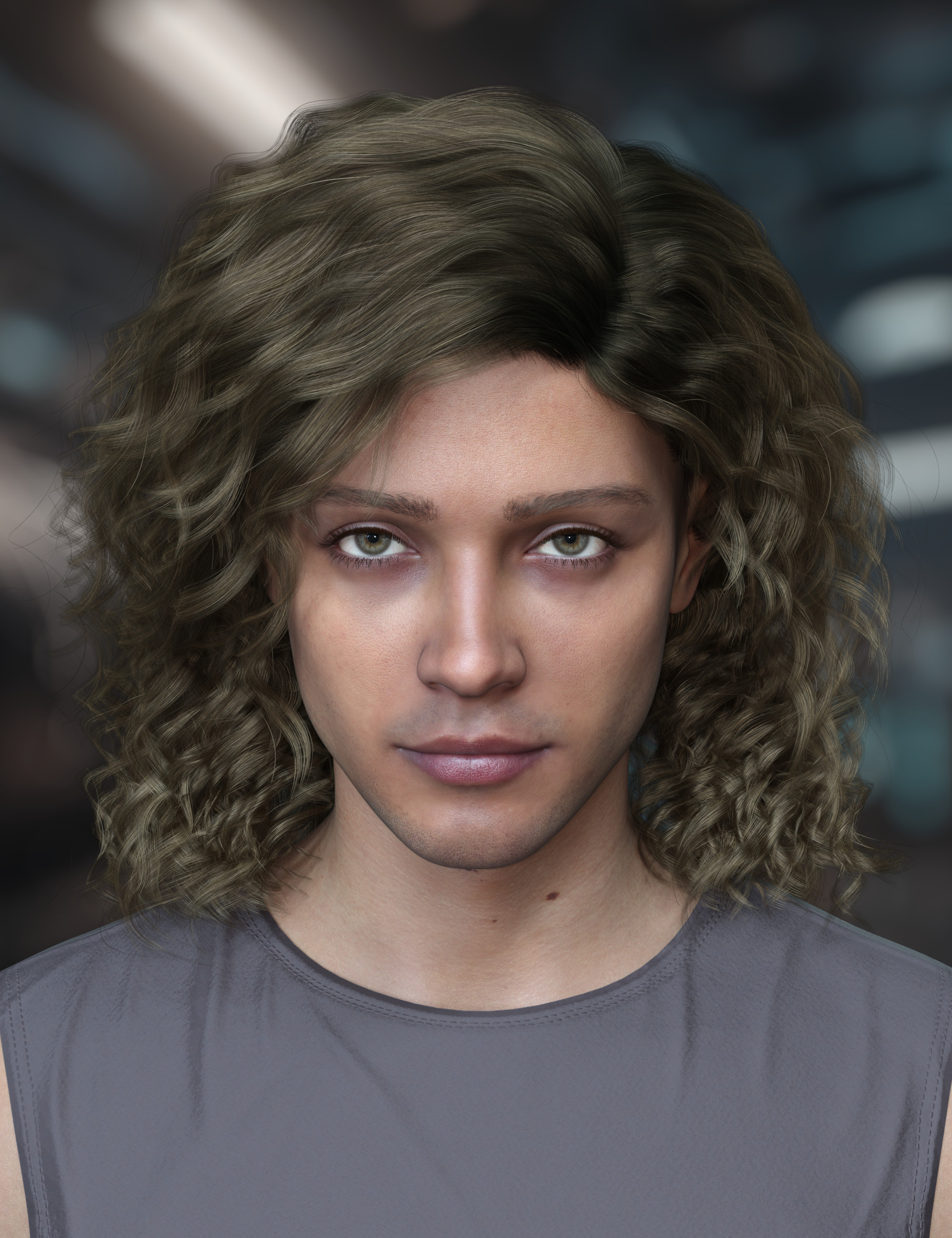Sigma Hair and Tetragon Accessories for Genesis 9, 8 and 8.1 Female ...