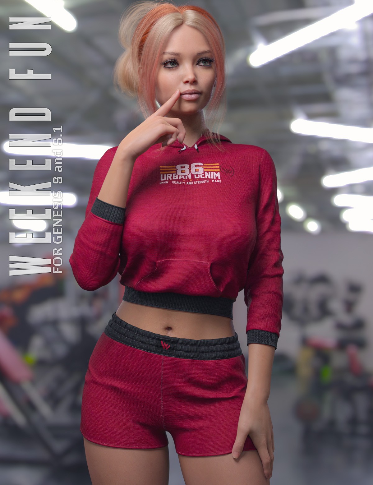Weekend Fun Outfit Genesis 8 and 8.1F | Daz 3D