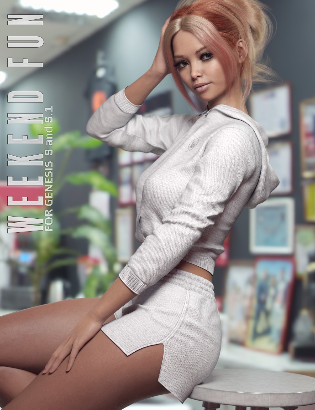 Weekend Fun Outfit Genesis 8 and 8.1F | Daz 3D