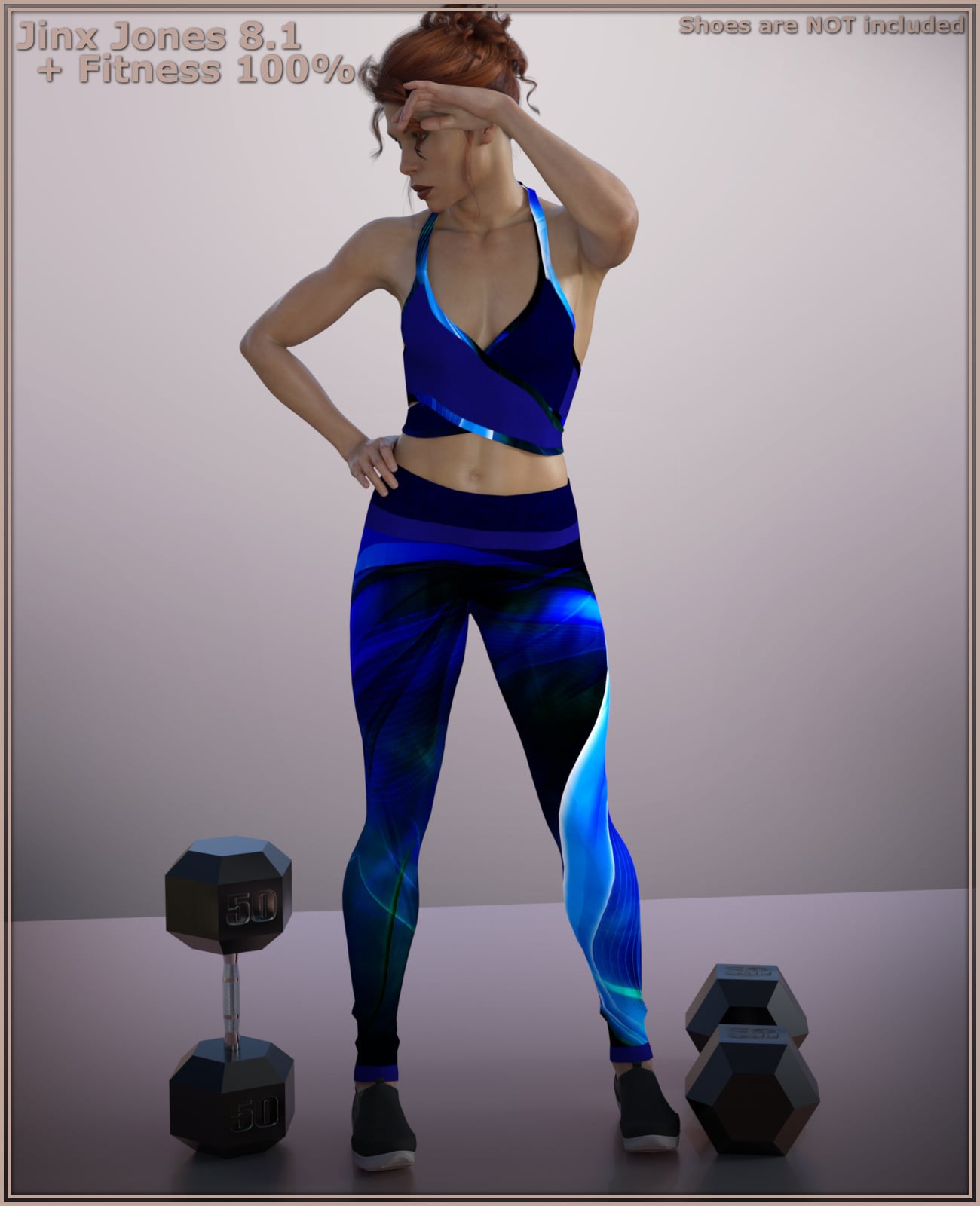 dForce Sporty Girl for G8F & G8.1F | Daz 3D