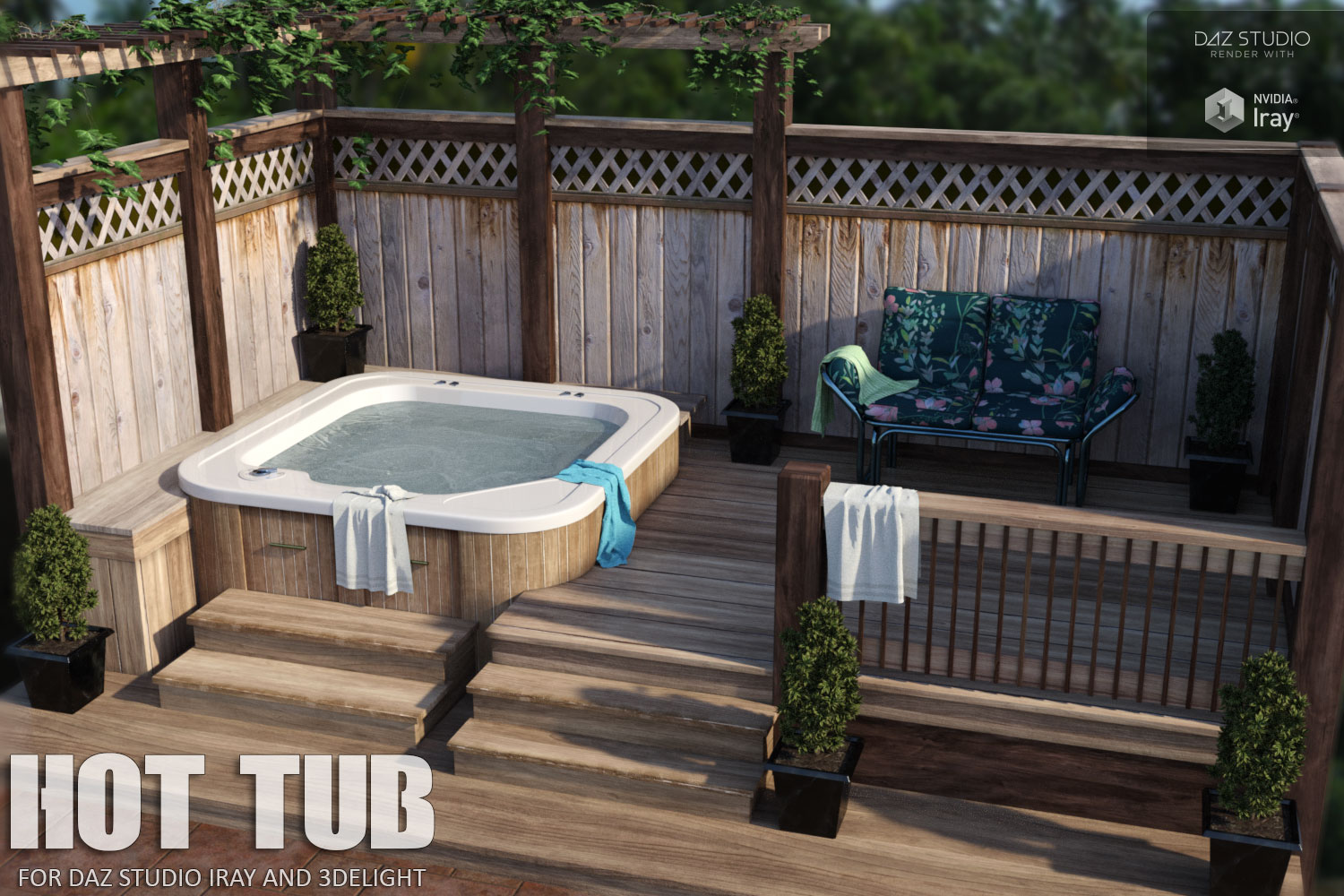 Hot Tub Daz Studio | Daz 3D
