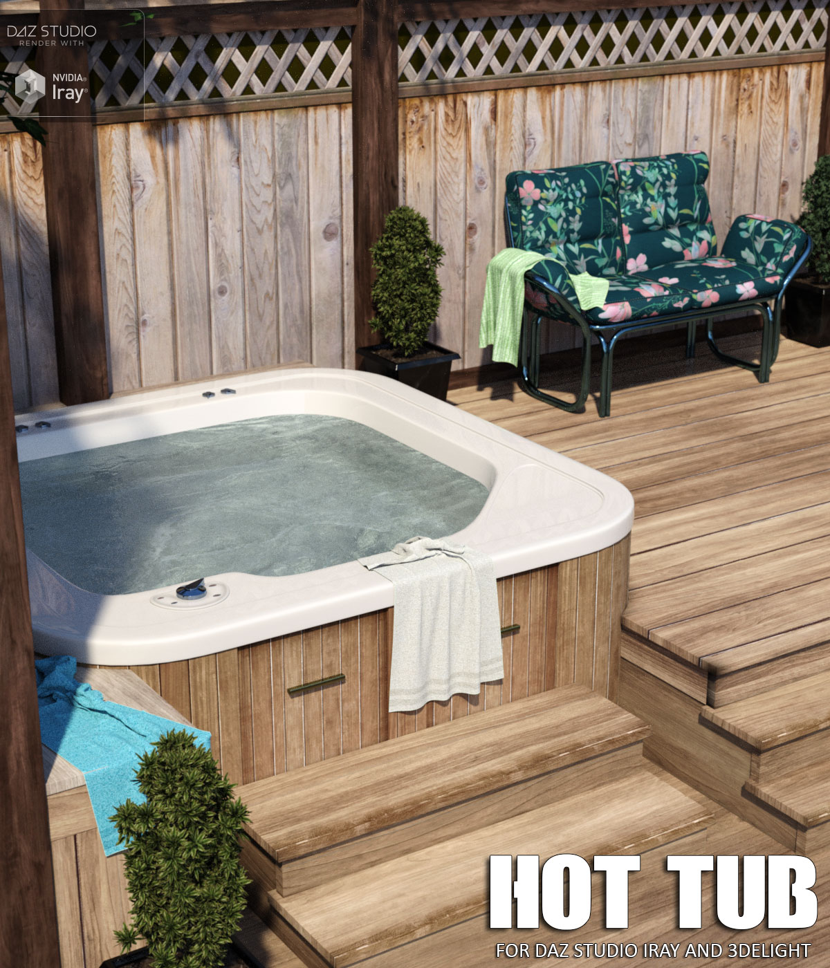 Hot Tub Daz Studio | Daz 3D