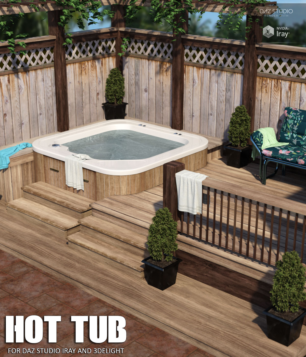 Hot Tub Daz Studio | Daz 3D
