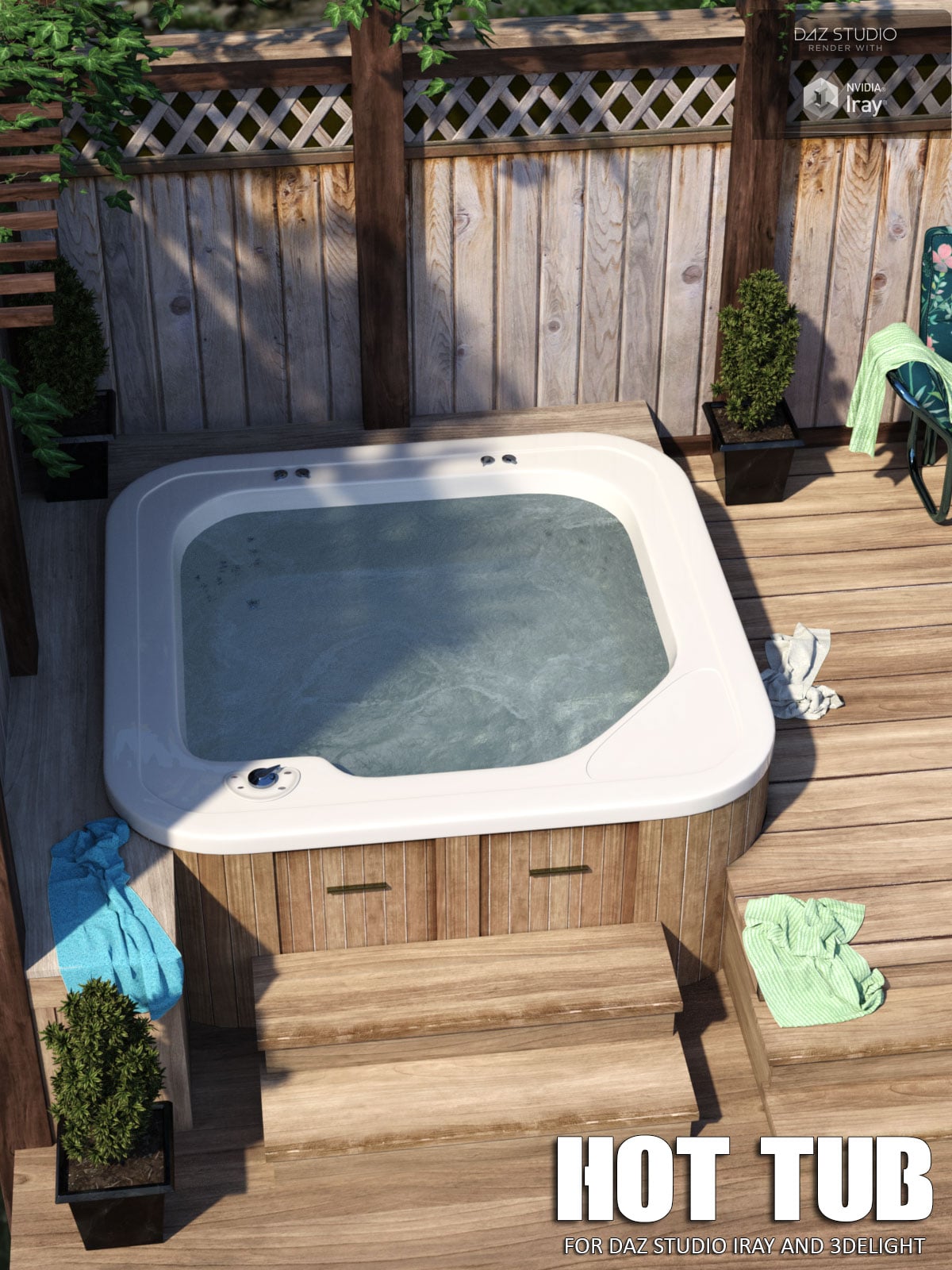 Hot Tub Daz Studio | Daz 3D