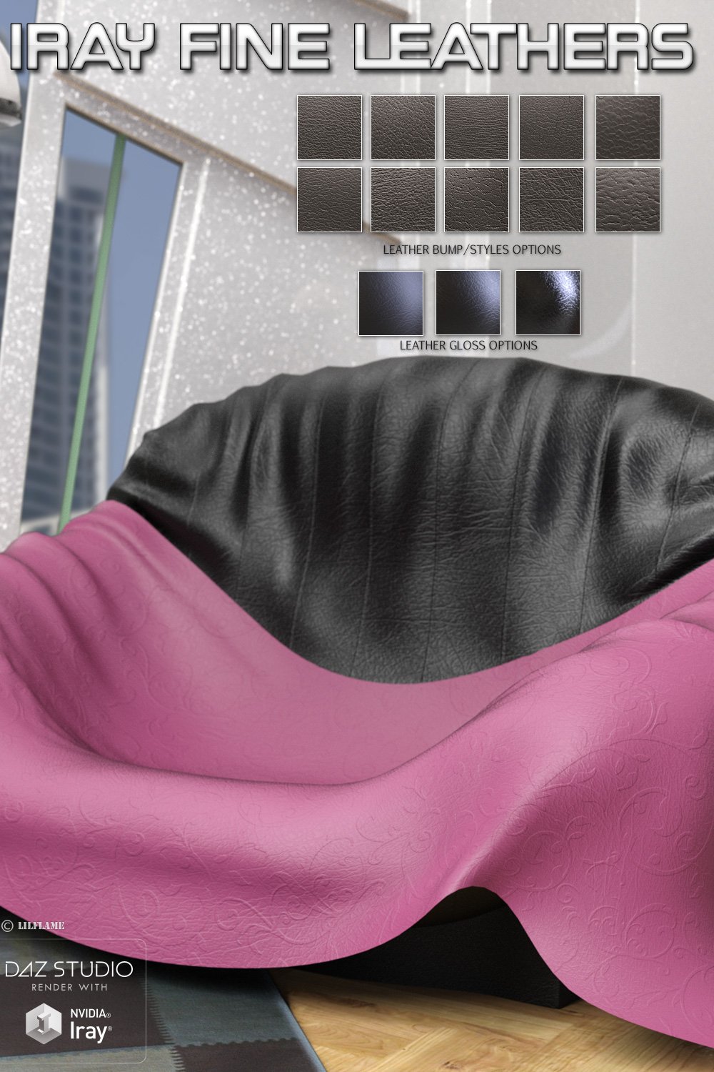 Iray Fine Leather Shaders | Daz 3D