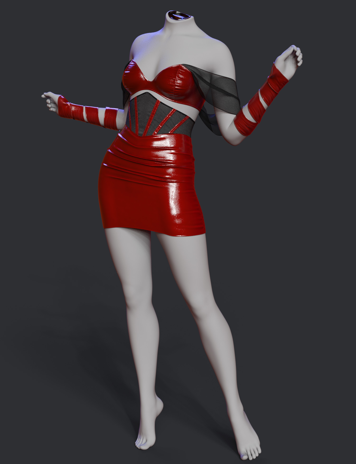 dForce Elevation Outfit for Genesis 9 | Daz 3D