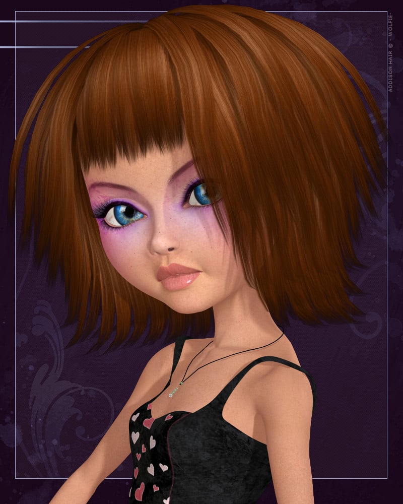 Addison Hair | Daz 3D
