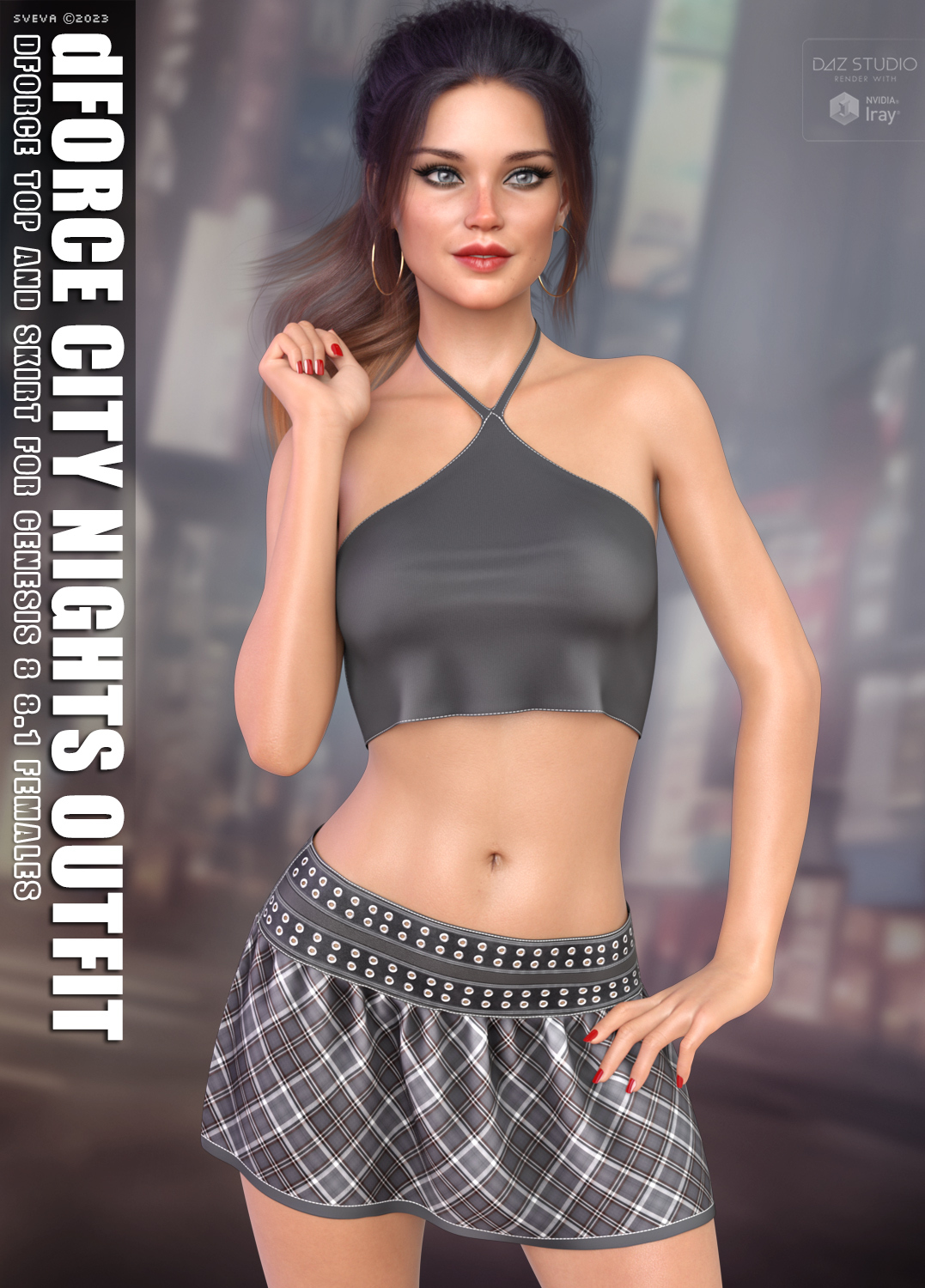 dForce City Nights Outfit G8G8.1F | Daz 3D