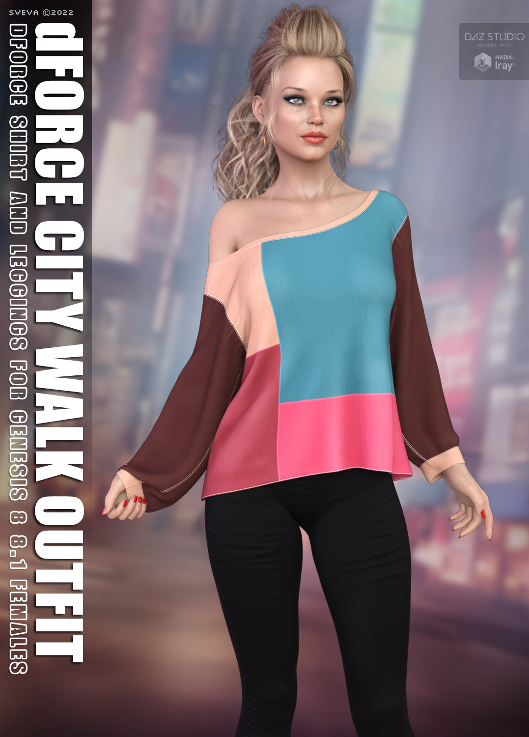 dForce City Walk Outfit G8G8.1F | Daz 3D