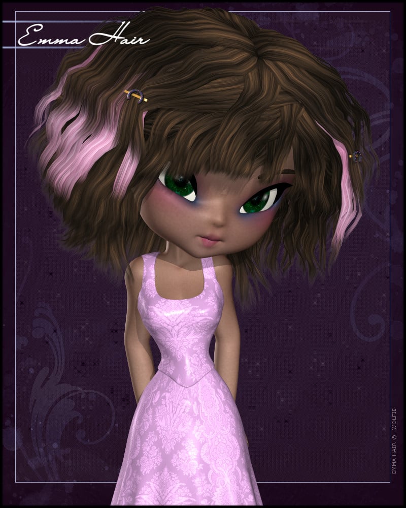 Emma Hair | Daz 3D