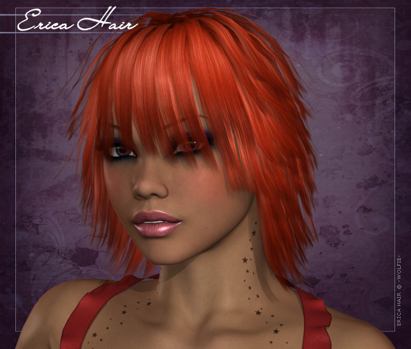 Erica Hair | Daz 3D