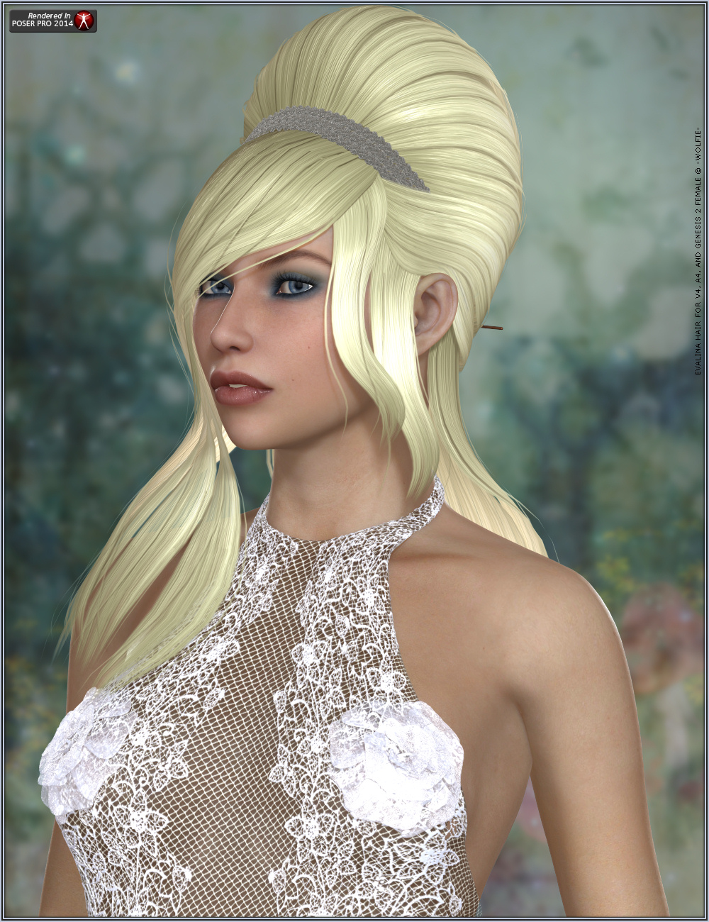 Evalina Hair | Daz 3D