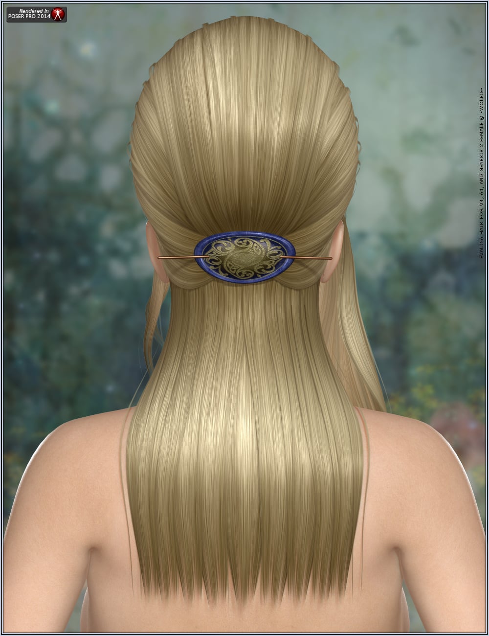 Evalina Hair | Daz 3D