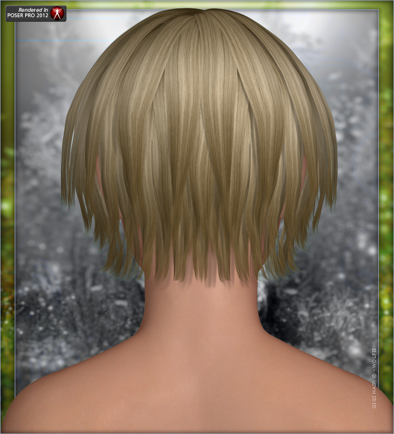 Gigi Hair | Daz 3D