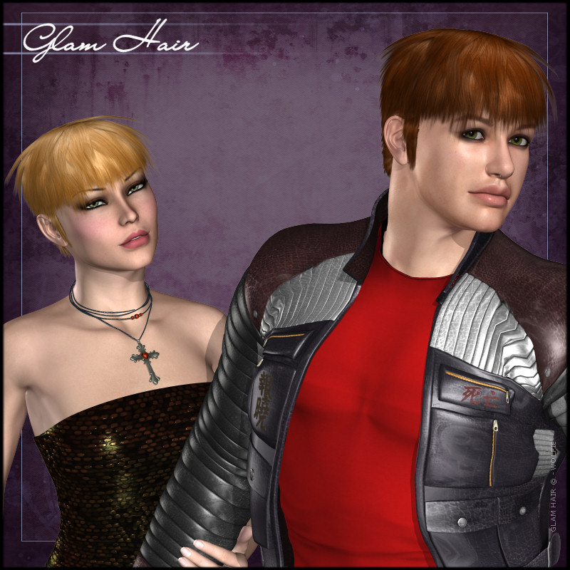 Glam Hair | Daz 3D