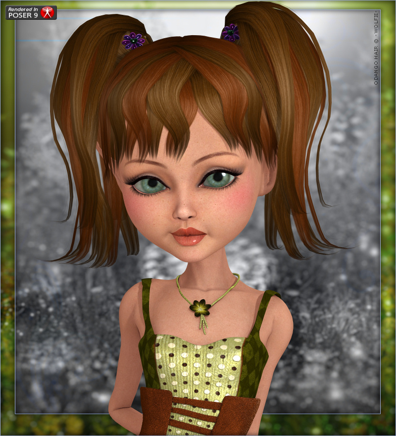 Odango Hair | Daz 3D