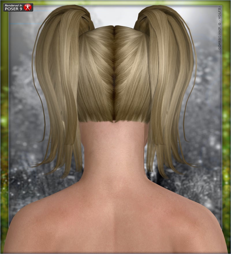 Odango Hair | Daz 3D