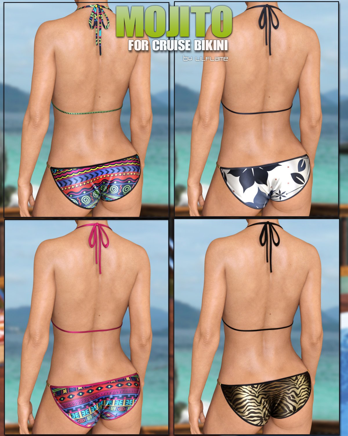Mojito For Cruise Bikini Daz 3d
