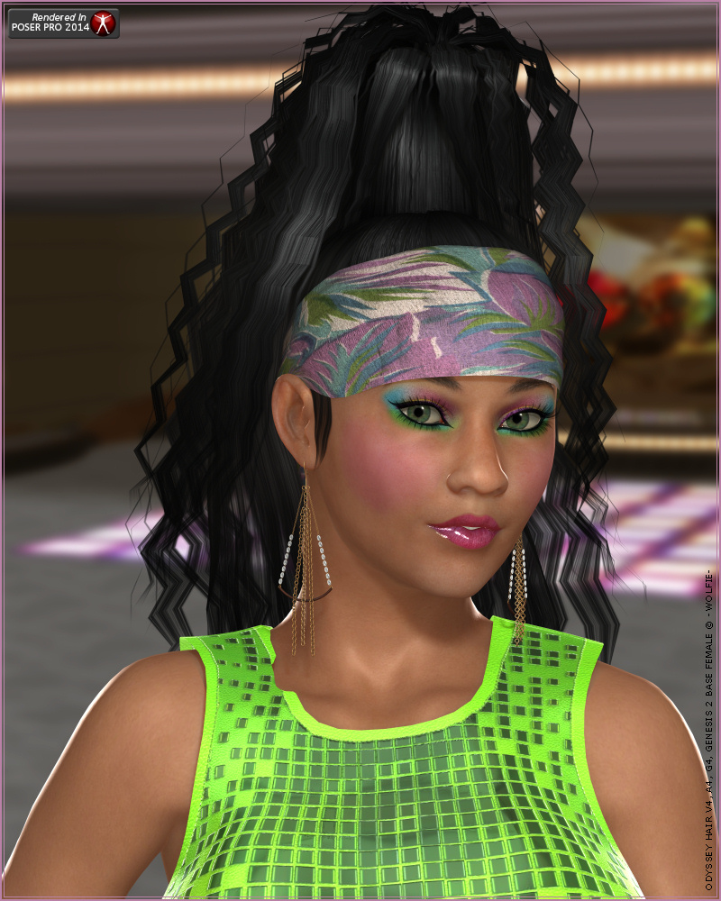 Odyssey Hair | Daz 3D