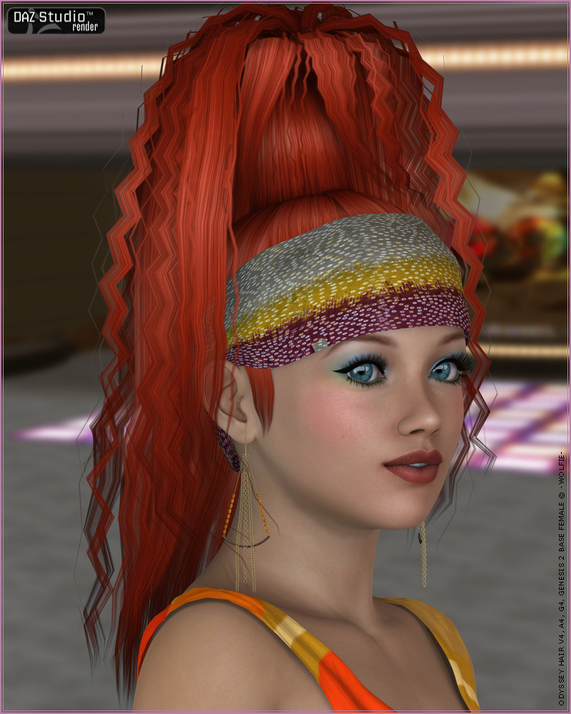 Odyssey Hair | Daz 3D