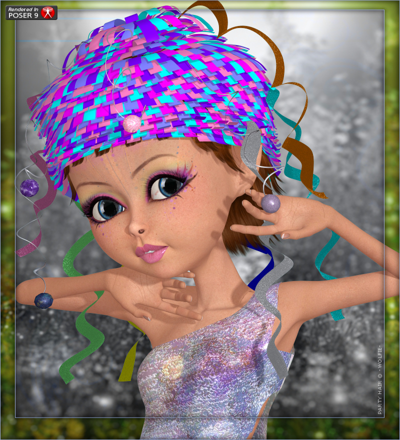 Party Hair | Daz 3D