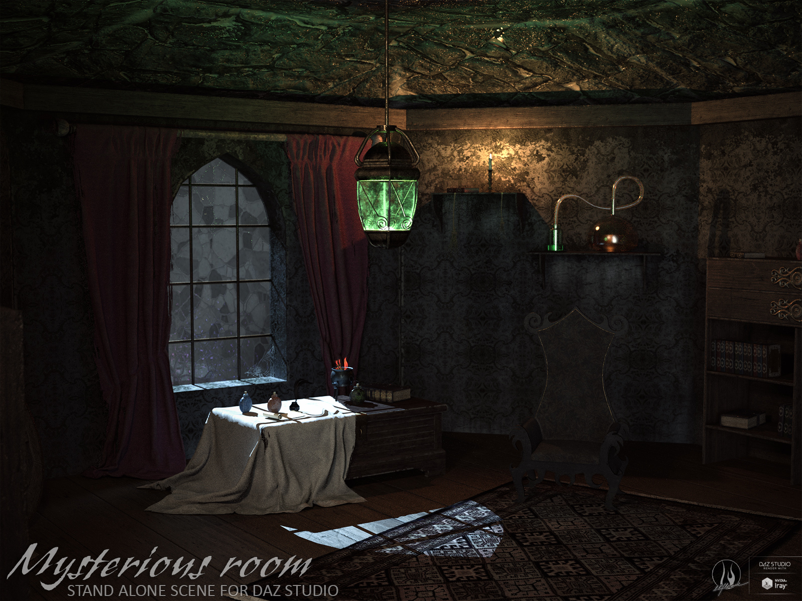 Mysterious Room Daz Studio | Daz 3D