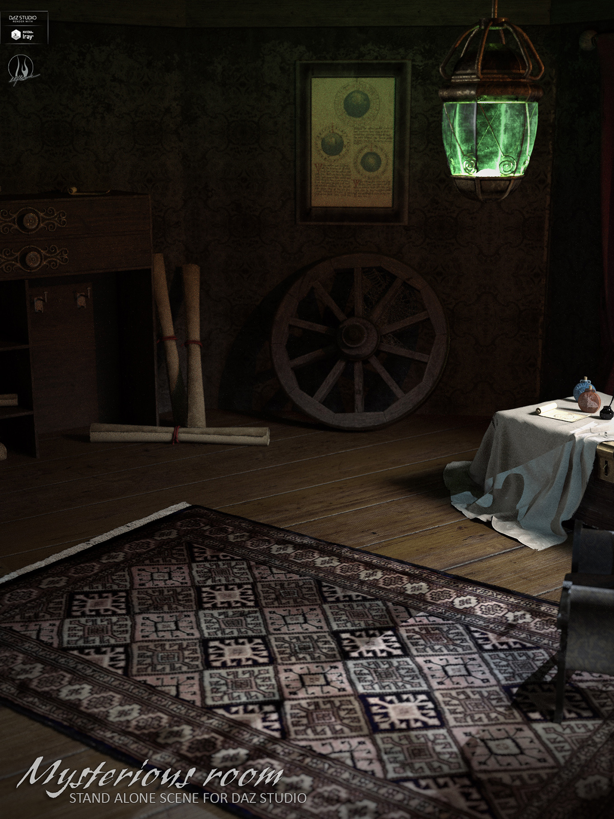 Mysterious Room Daz Studio | Daz 3D