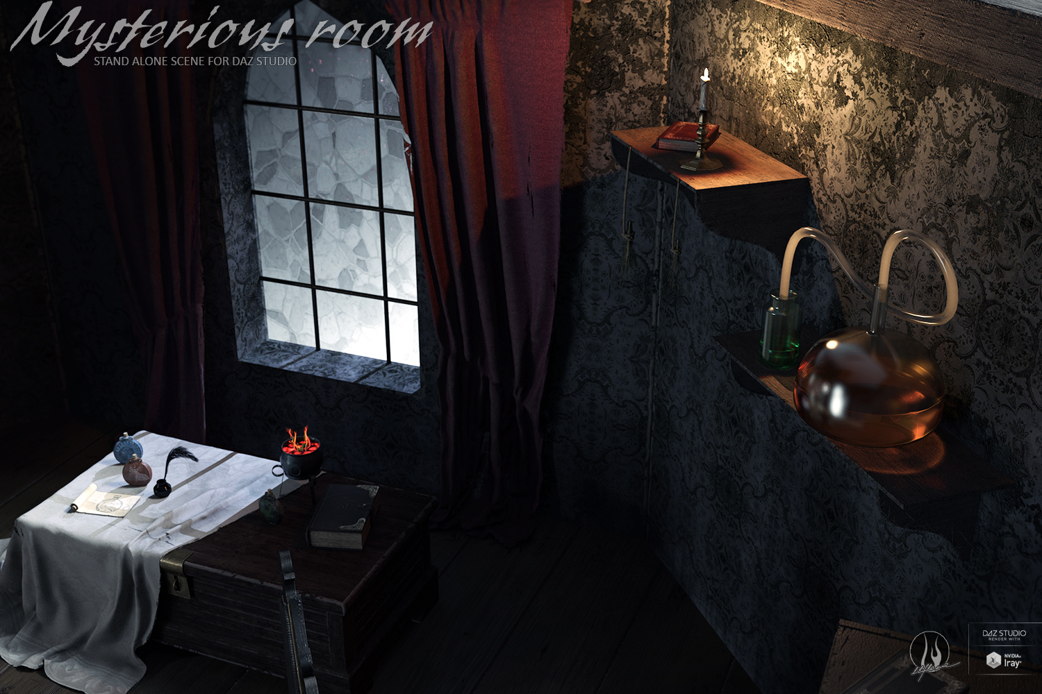 Mysterious Room Daz Studio | Daz 3D