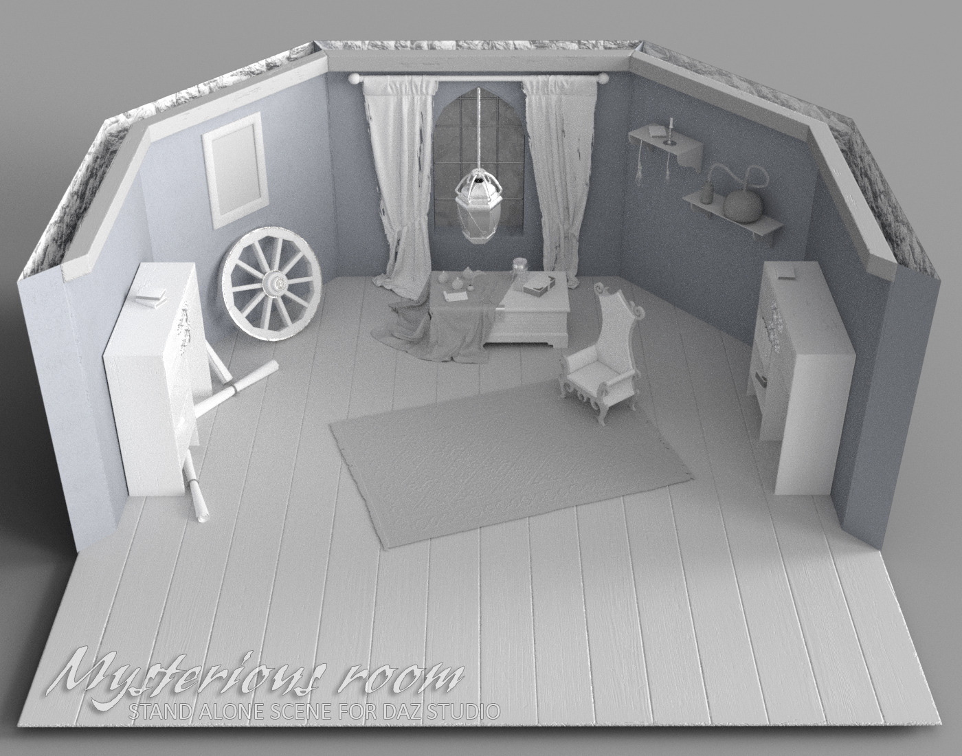 Mysterious Room Daz Studio | Daz 3D