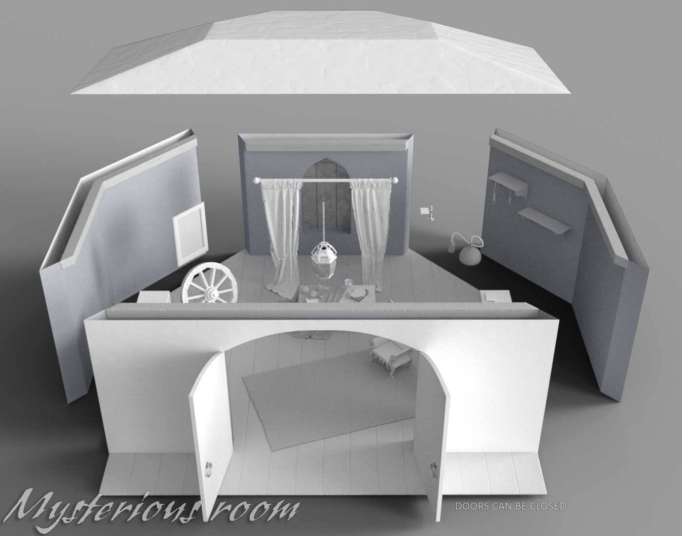 Mysterious Room Daz Studio | Daz 3D
