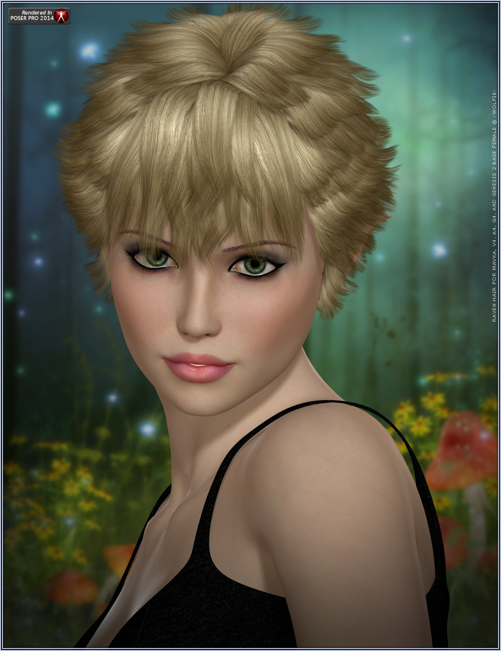Raven Hair | Daz 3D