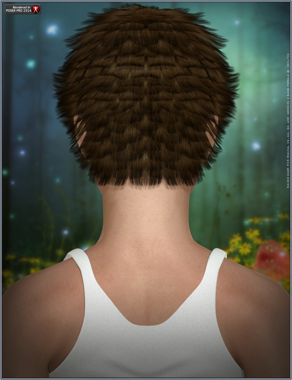 Raven Hair | Daz 3D