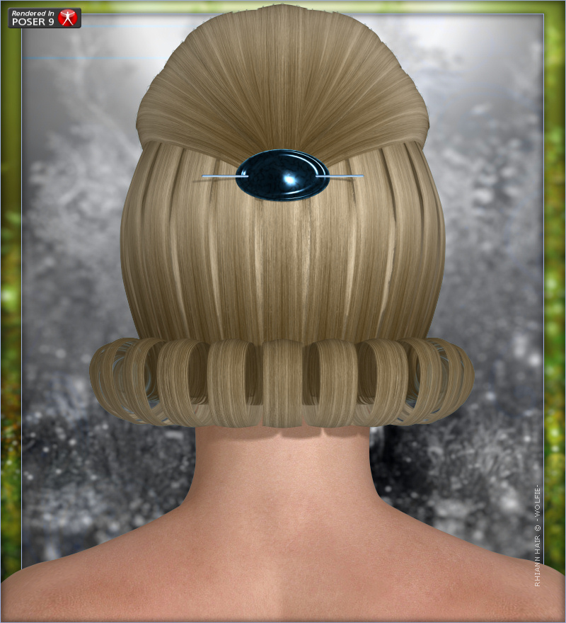 Rhiann Hair | Daz 3D