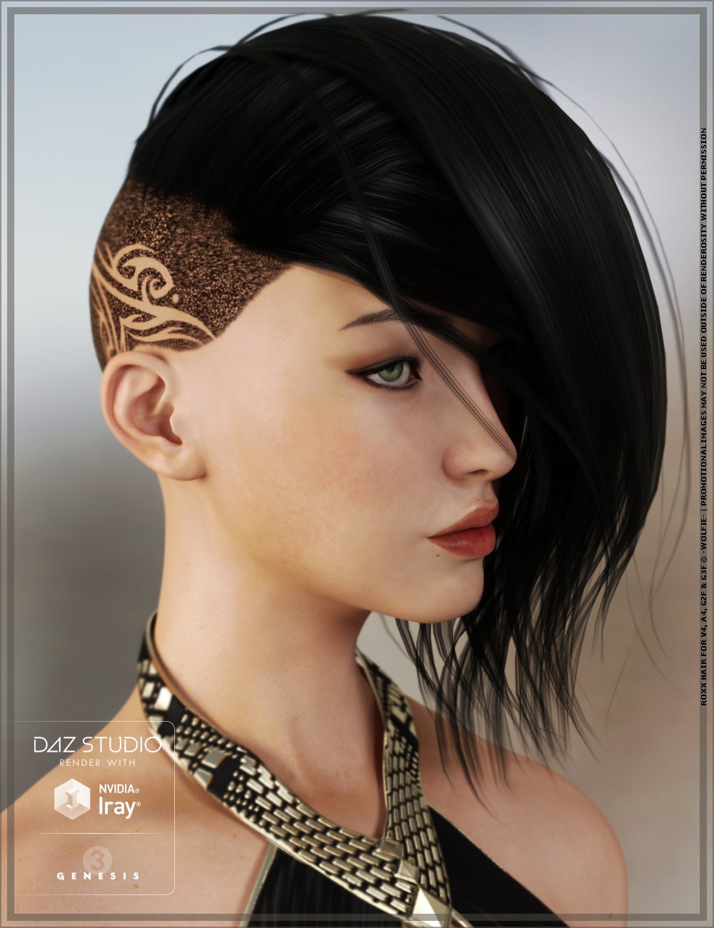 Roxx Hair | Daz 3D
