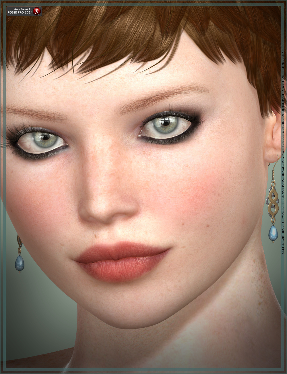 Celtic Earrings V4 | Daz 3D
