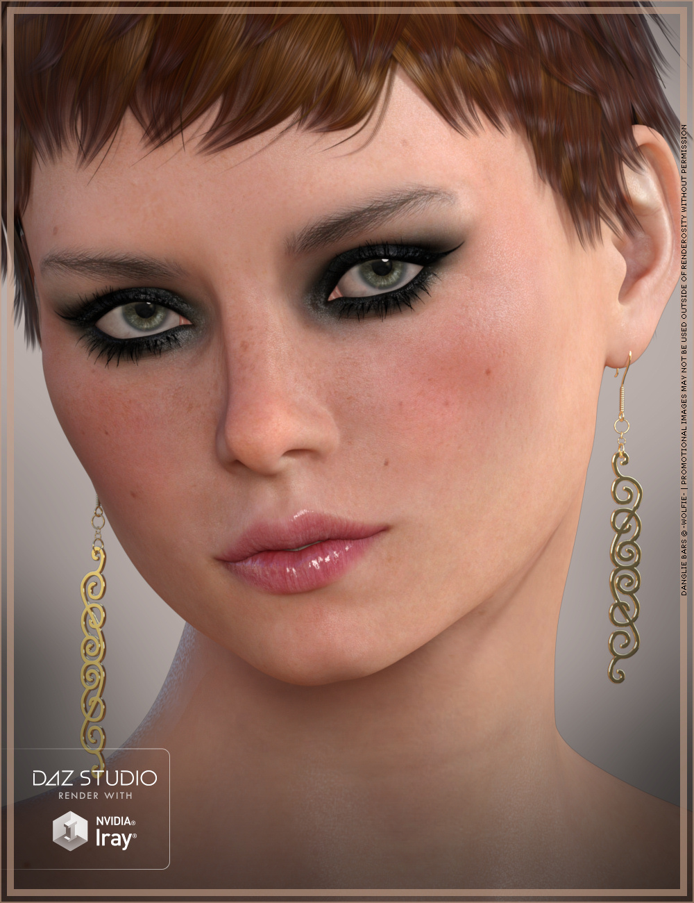 Danglie Bars G3F G8F Daz | Daz 3D